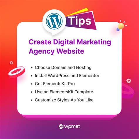 wpmet on linkedin 👉 wanna create website for your digital marketing