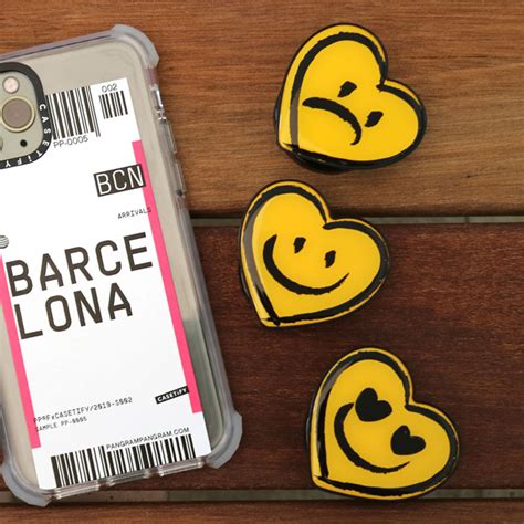 그립톡 하트 베이직 스마일하트 에폭시 스마트톡