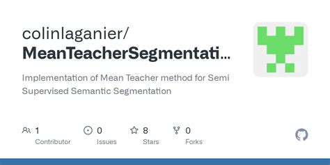 Github Colinlaganiermeanteachersegmentation Implementation Of Mean