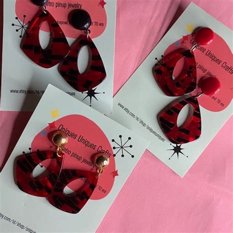 Bakelite Earrings Etsy