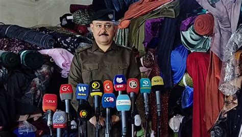 هەولێر؛ تۆمەتبارێک دەستگیرکرا کە زیاتر لە 3 هەزار تۆپى قوماش ى دزیوە