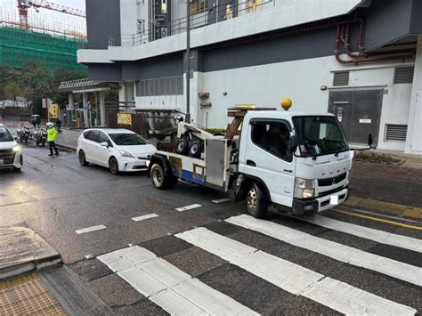 警西九龍打擊違泊行人亂過馬路 發117張傳票拖走25部違泊車 星島日報
