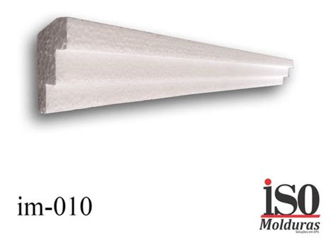 Moldura Teto Isopor Sanca Roda Forro Kit Mts Cm ISO MOLDURAS