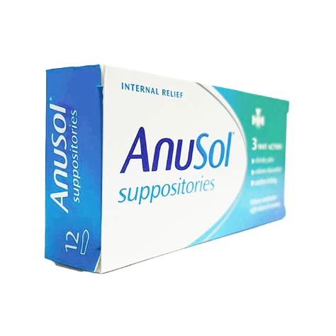 Anusol Suppositories Internal Relief Ve Pharmacy