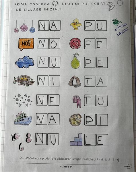 Lavoriamo Con Le Sillabe Maestra Ilaria