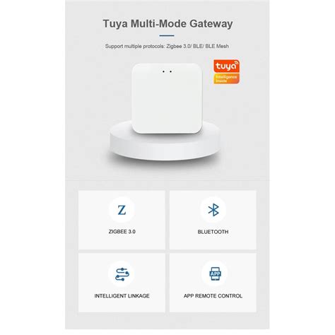 Tuya เกตเวย์ Multi Mode Gateway Zigbee Bluetooth สำหรับเชื่อมต่ออุปกรณ์