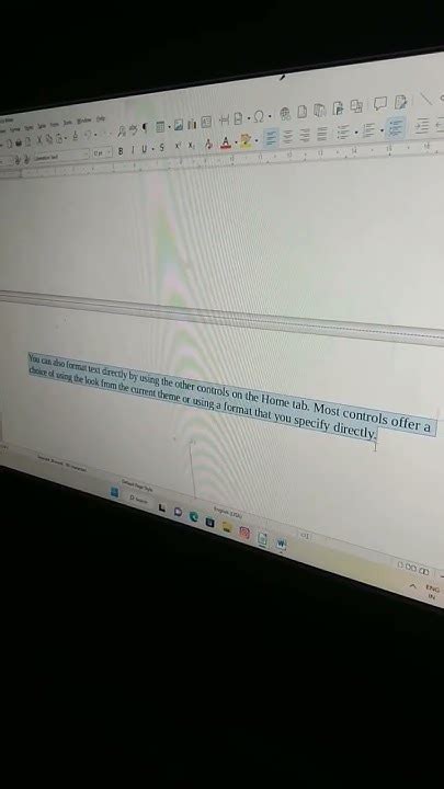 Libreoffice Writer Short Command Bold Computershorts Computerinhindi
