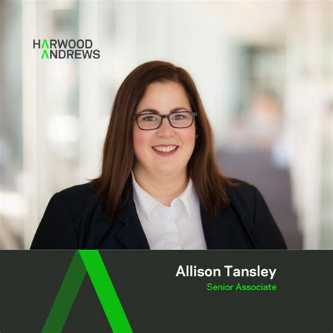 Congratulations Goes To Allison Tansley On Her Promotion To Senior