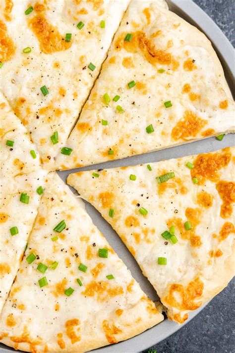 Creamy Alfredo Pizza The Stay At Home Chef