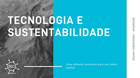 Tecnologia E Sustentabilidade