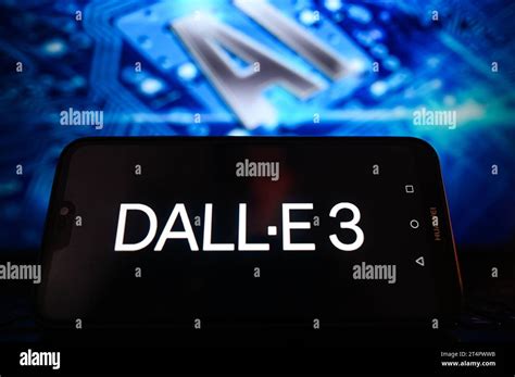 In This Photo Illustration A Dalle3 Logo Is Displayed On A Smartphone