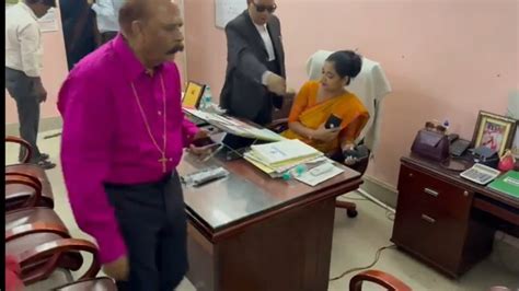 Prayagraj Famous School Principal Assaulted And Removed From Chair