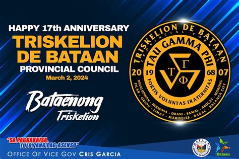Cris Garcia Happy 17th Founding Anniversary Triskelion