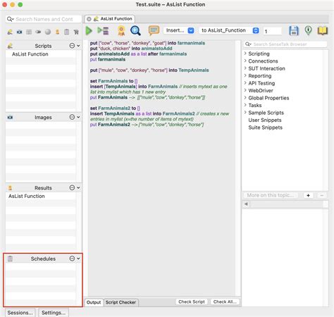 スケジュールパネル Epf Docs