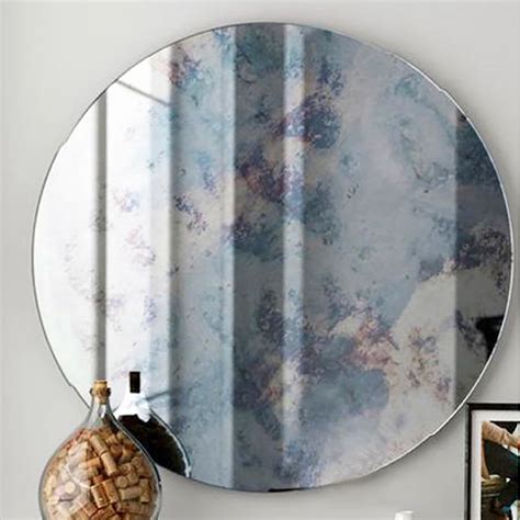 Καθρέπτης στρογγυλός Φ90cm Φ120cm παλαιωμένος Nova Glass Greek Mirror Company