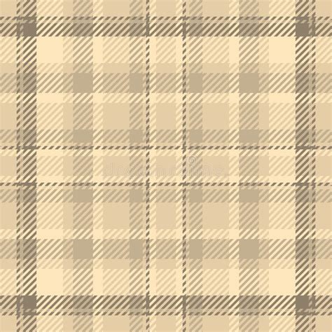 Subtle Beige And Brown Plaid Pattern Elegant Neutral Textile Texture
