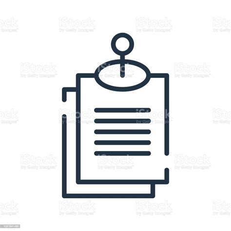 Icône Du Pressepapiers Vecteur Isolé Sur Fond Blanc Pressepapiers Signe