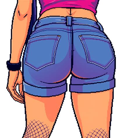 Vibrant 16 Bit Graphic Stunning Female Close Up