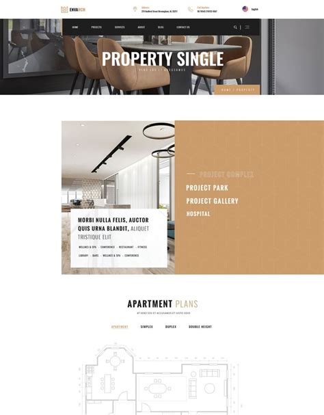 envarch architecture and property html5 template site templates
