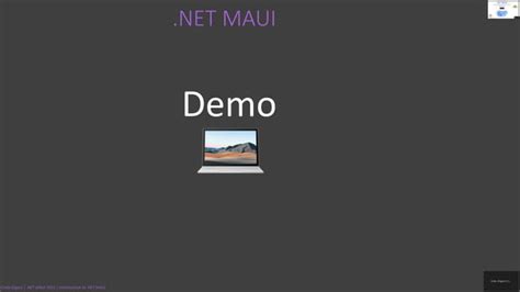 Introduction To NET MAUI PPT