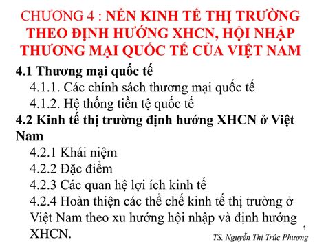 SOLUTION Sv 29 11 2021 Pha N 9 Chuong 4 Ne N Kinh Te Thi Tru O Ng Theo I Nh Hu O Ng Xhcn