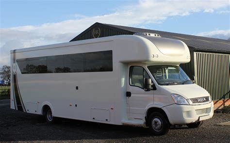 New Coachbuilt 1 Car Race Transporter Motorhome With Garage Sleeps 6
