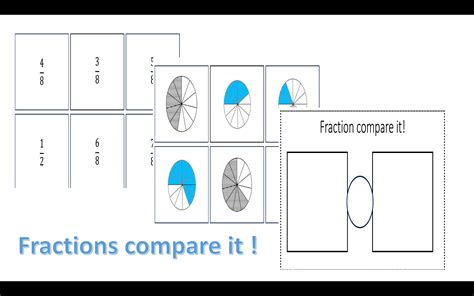 Mash Maths Week Fractions Fractions Compare It Game