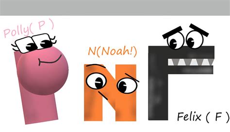 3d Alphabet Lore P N And F By Sarahthefandomartist On Deviantart