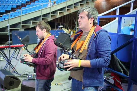 Two Operators Camera To Editorial Image Image Of Electronic 315409595