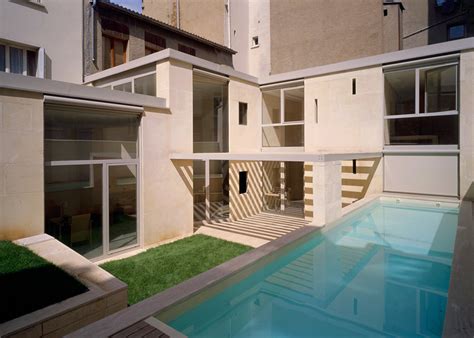 House Made Of Solid Stone In Lyon By Perraudin Architecture