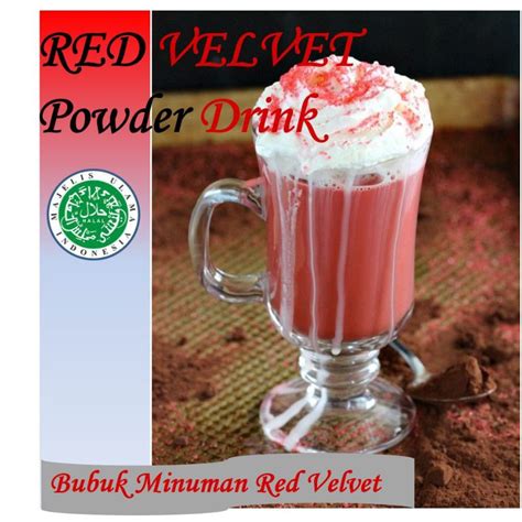 Jual Bubuk Minuman Red Velvet 1kg Powder Red Velvet Bubuk Rasa Red