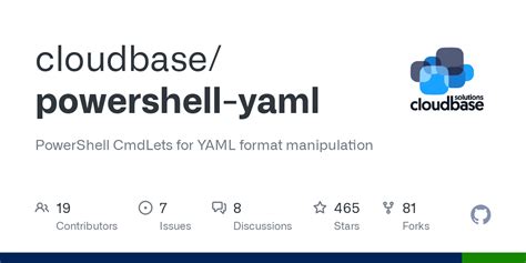 Powershell Yaml Powershell Yaml Psm1 At Master · Cloudbase Powershell