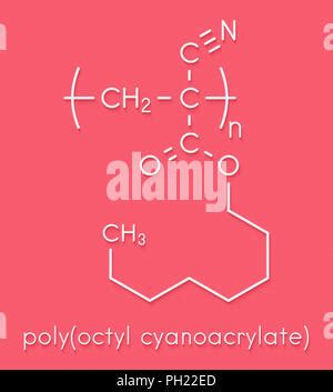 Poly N Butyl Cyanoacrylate Polymer Chemical Structure Polymerized