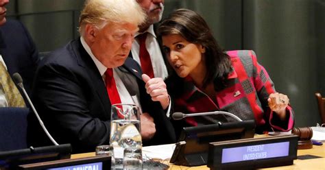 Us Ambassador To United Nations Nikki Haley Resigns