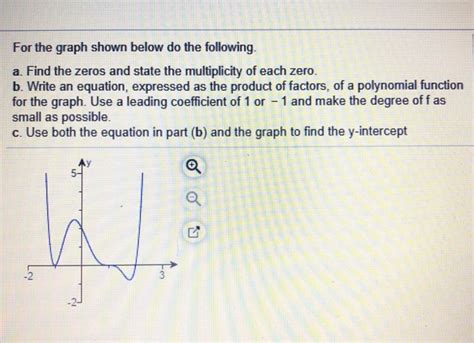 Solved For The Graph Shown Below Do The Following A Find Chegg Com