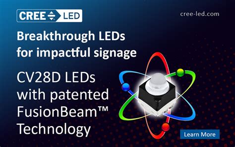 Breakthrough Cv D Leds With Patented Fusionbeam Technology Led