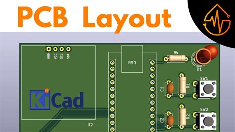 Kicad Layout Vias And Board Modifications Part 7 Pcb Design Tips Youtube