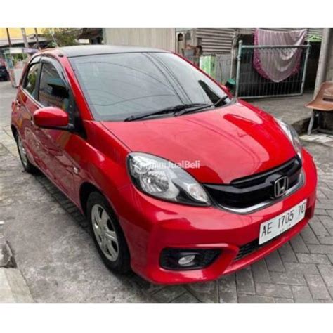 Mobil Honda Brio Satya E Tahun Bekas Siap Pakai Pajak Hidup Warna Merah Di Sidoarjo