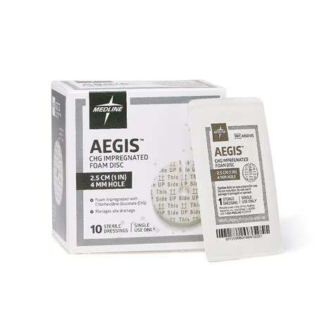 Medline Aegis Chg Impregnated 1 Foam Disc Carewell
