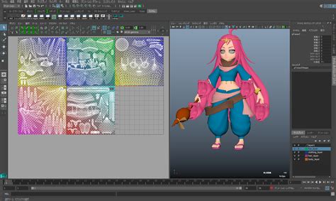 第3回：モデリングその②／uv展開 ～3dと2dの橋渡し～ Charamaya～maya 2016で気軽にはじめるキャラクター制作～ Area Japan