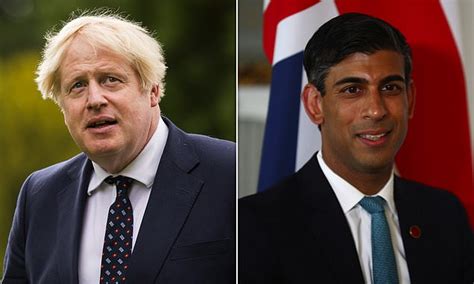 Boris Johnson Considers Demoting Rishi Sunak Daily Mail Online