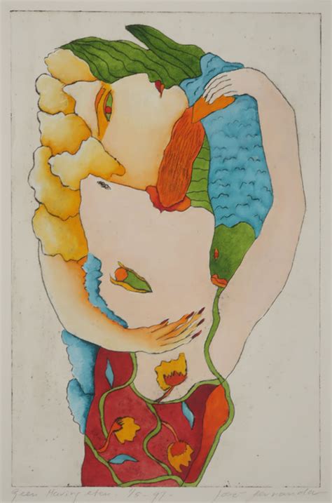 Jose Fernanda Jose Fernanda Handbewerkte Ets Geen Haring Eten Verkocht Kunstveilingnl