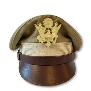 WW2 US Army Aircorps Military Airforce Officers Khaki Crusher Etsy