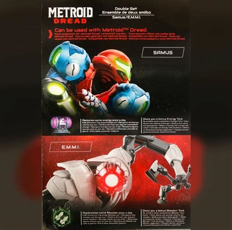 Metroid Dread Samus Emmi Amiibo Us Video Gaming Gaming Accessories Interactive Gaming