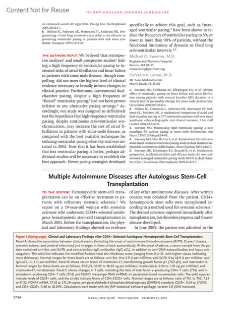 Minimizing Ventricular Pacing In Sinus Node New England Journal Of