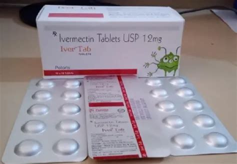 Ivertab Ivermectin 12mg Tablets At Rs 350strip Of 10 Tablets
