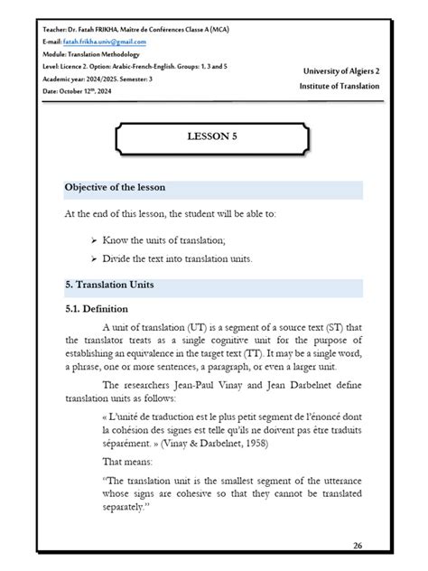 05 translation methodology translation units en 7 pdf stress
