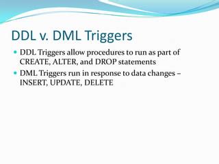 Triggers PPT