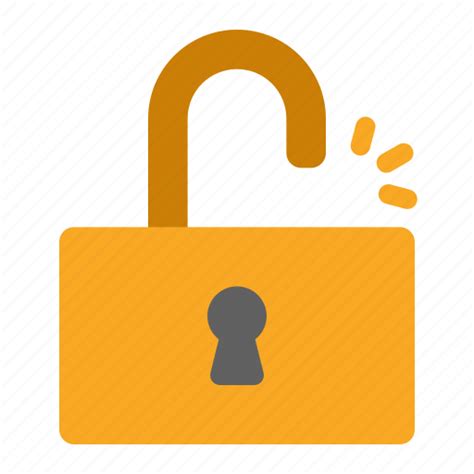 Unlock Open Safety Privacy Padlock Icon Download On Iconfinder