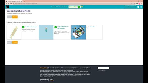 lesson 19 collision detection unit 3 interactive animations